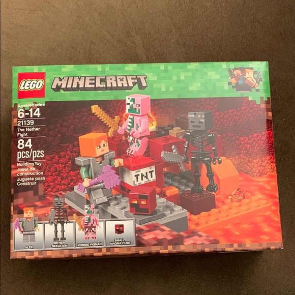 Lego | Toys | Lego Minecraft Nether Adventure Set 2139 Red And Black ...